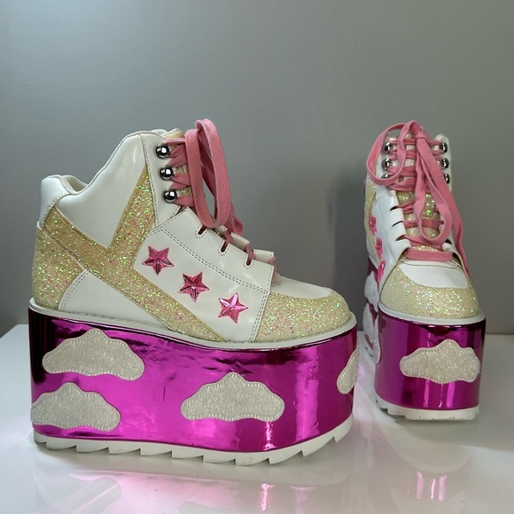 YRU | Shoes | Yru Sunset Sky Sky Platforms Size 7 Rave Decora | Poshmark